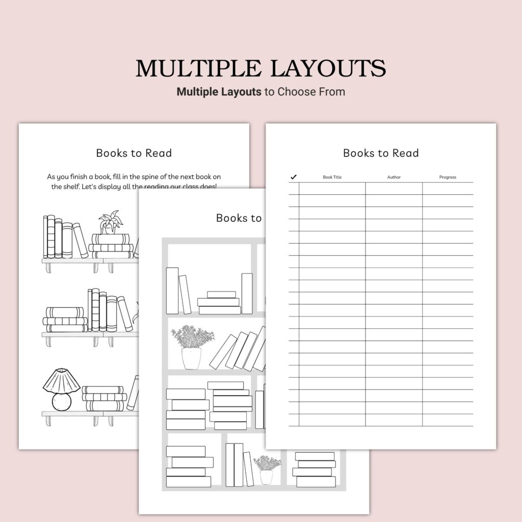 Printable Books to Read Template