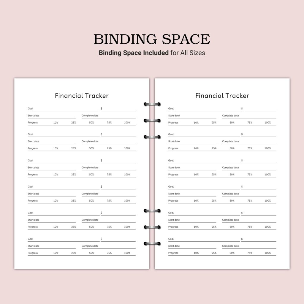 Printable Financial Tracker Template