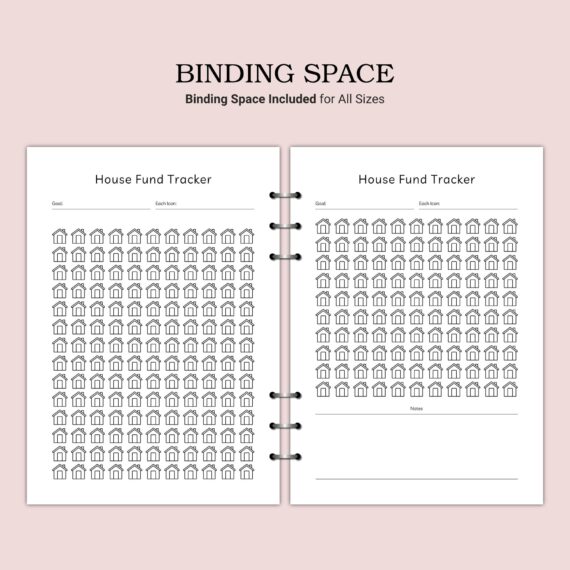 Printable House Fund Tracker Template