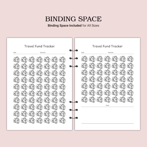 Printable Travel Fund Tracker Template