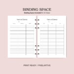 Printable Year at Glance Template